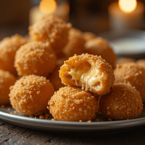 Easy Fried String Cheese Bites
